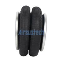 China 2B12-343 578-92-3-309 Goodyear Double Bellow Air Spring G1/4 Air Inlet Offset 73MM for sale
