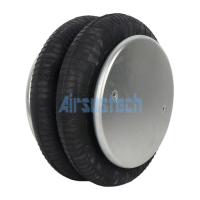 China 2B12-343 578-92-3-309 Goodyear Double Bellow Air Spring G1/4 Air Inlet Offset 73MM for sale