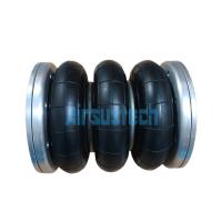 China 6''X3 Triple Convoluted Air Spring Contitech FT 76-20 DI 70209 with 127MM PCD for sale