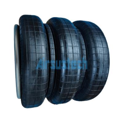 China W01-M58-6136 Firestone Style 333 Triple Convoluted Bellows Air Spring G1/4 Air Inlet for sale