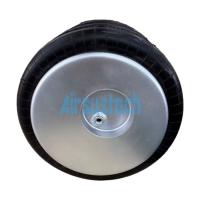 China Model 325 203332 Triple Convoluted Air Bellows with Cover Plate 1/4-18NPT Air Port for sale
