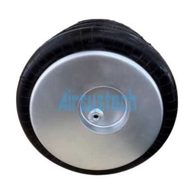 China Model 325 203332 Triple Convoluted Air Bellows with Cover Plate 1/4-18NPT Air Port for sale