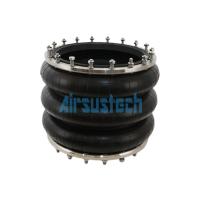 China Style 314 Firestone W01-358-7926 Flange Connection Triple Convolutions Air Spring for sale