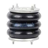 China Full Stroke 225MM Triple Convoluted Oria 8''X3 Norgren M/31083 Rubber Air Spring for sale