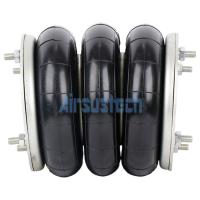 China Full Stroke 225MM Triple Convoluted Oria 8''X3 Norgren M/31083 Rubber Air Spring for sale
