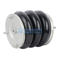 China Full Stroke 225MM Triple Convoluted Oria 8''X3 Norgren M/31083 Rubber Air Spring for sale