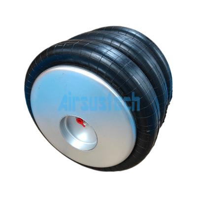 China Triple Convoluted Air Spring Model 325 203332 with Cover Plate Min. H. 117MM for sale