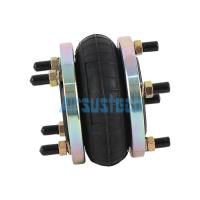 China Small Size 1H150076 AIRSUSTECH Flange Ring Air Bellows RUBENA 130X1 4 PCS M10 for sale