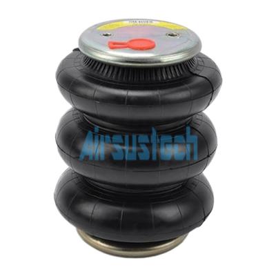 China 8.24KN Max. Loading Triple Convoluted Air Spring 3B10X7 with 2PC 3/8-16UNC Screws for sale