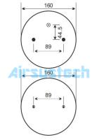 China 578-92-3-206 Goodyear Truck Air Spring Ridewell 1003586943C for Reduce Shocks for sale