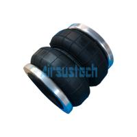 China 23 B 202665 F1 Connection Pneumatic Air Bellow with ø118MM PCD Double Convoluted for sale