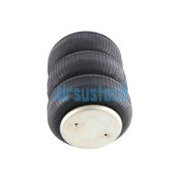 China Imperial Size Suspension Air Spring 3B20F-2P03 Triple Convoluted 1/2NPT Air Inlet for sale