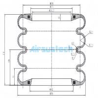China F-240-4 Quadruple Convoluted Rubber Air Spring Yokohama S-240-4R CNC Punch Presses for sale