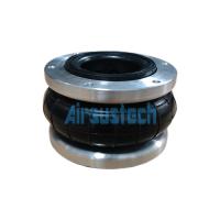 China AIRSUSTECH 4.5X1 Air Spring Firestone W013580127 with Flange for Pneumatic Applications for sale