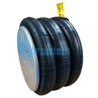 China Firestone Convoluted Air Bag W01-358-8048 with 3/8-16UNC Thread Holes Goodyear 3B12-325 for sale
