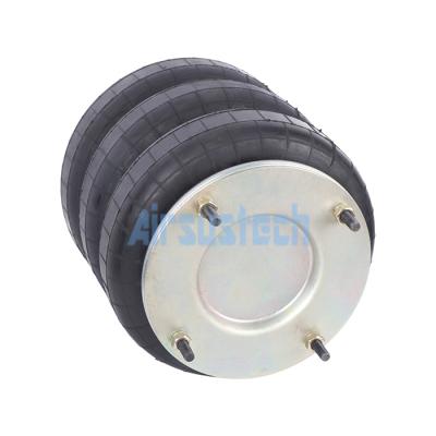 China 14 ½ × 3 Triple Type Air Spring Dunlop AIRSUSTECH 3B14.5X3T for Norgren M/31143 for sale