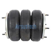 China 14 ½ × 3 Triple Type Air Spring Dunlop AIRSUSTECH 3B14.5X3T for Norgren M/31143 for sale