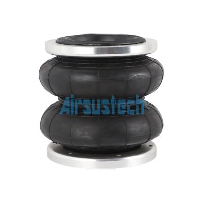 China AIRSUSTECH 2B120-17F Aluminum Flange Ring Double Convoluted Air Bag 2S120-17F for sale