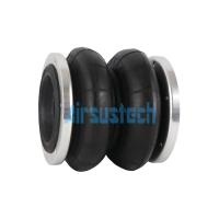 China AIRSUSTECH 2B120-17F Aluminum Flange Ring Double Convoluted Air Bag 2S120-17F for sale
