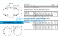 China Firestone Style 113-1 W01-358-7091 Single Convoluted Industrial Air Spring 1/4NPT for sale