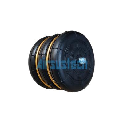 China Seal Type Rubber Air Spring Yokohama M-90-3 Triple Convoluted with M20 Air Port for sale