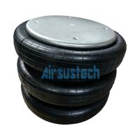 China 1/4BSP Firestone W01-M58-6136 Pneumatic Suspension Air Bag with 4pcs M8X1.25 Holes for sale