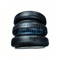 China 1/4BSP Firestone W01-M58-6136 Pneumatic Suspension Air Bag with 4pcs M8X1.25 Holes for sale