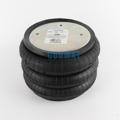 China Triple Convoluted Goodyear Air Spring Actuator 3B12-304 W01-358-8013 for sale