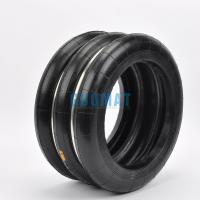 China S-350-3 Rubber Spring Suspension Triple Convoluted Air Bag 410mm Max Dia for sale