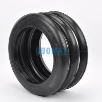 China S-350-3 Rubber Spring Suspension Triple Convoluted Air Bag 410mm Max Dia for sale