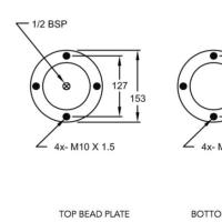 China W01-R58-4052 Universal Air Bags SP1368 Firestone Air Bellow Suspension for sale