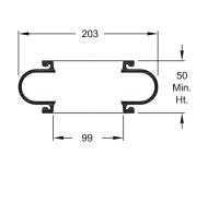 China 8X1 Air Ride Spring W01-R58-4085 Firestone Bellows Airsustech for sale