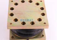 China LHF200/212-2 Industrial Air Springs Rubber Bellow With Flange Plate for sale