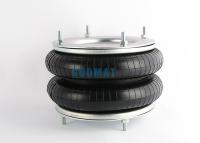 China 88554  Air Spring Airsustech 2B12X2 Rubber Bellows With Stamped Flange Plate for sale