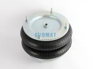 China 88554  Air Spring Airsustech 2B12X2 Rubber Bellows With Stamped Flange Plate for sale