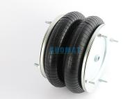 China 88554  Air Spring Airsustech 2B12X2 Rubber Bellows With Stamped Flange Plate for sale