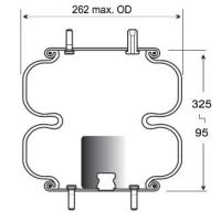 China W01-M58-6944 Firestone Air Bags 20-2 Suspensions Spring Arvin Meritor 200118 for sale