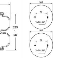 China W01-M58-6944 Firestone Air Bags 20-2 Suspensions Spring Arvin Meritor 200118 for sale