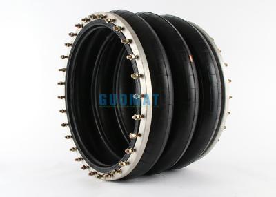 China 87987 Triple Convoluted Air Spring With Connection F2 Model 322 MAX OD 310 MM for sale