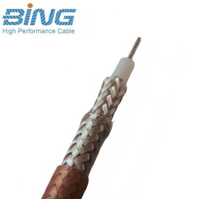 China RG142 MIL-DTL-17 Compliant Coaxial Cables 4.95mm 8GHz Feeder Cable with FEP Jacket for sale