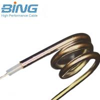 China 0.141'' Semi-Rigid Cable Non-Magnetic 50 Ohm SR-141C-LL Low Loss RF Coaxial Cable for sale