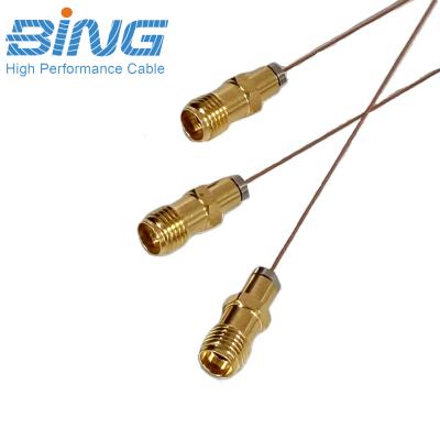 China SR-021A-HP Semi-Rigid Microwave Cable 0.6 mm 50 Ohm Cable Assembly Low Loss in Test Measurement for sale