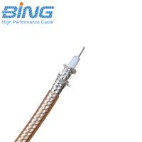 China RG196 Coaxial Cable M17/93 50 Ohm PFA Jacketed Miniature Coax for High Temp Applications for sale