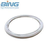 China RG187A/U RF Cable 75 Ohm MIL-C-17 Taped PTFE Jacket White Coax for Defense and Aerospace for sale