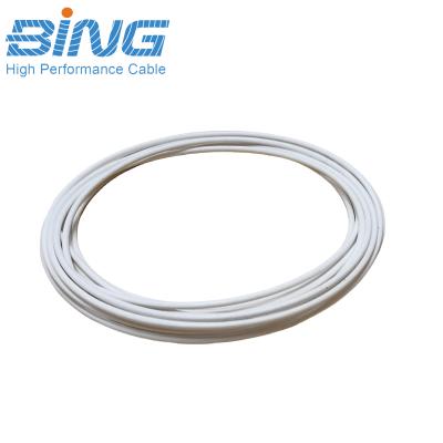 China RG187A/U RF Cable 75 Ohm MIL-C-17 Taped PTFE Jacket White Coax for Defense and Aerospace for sale