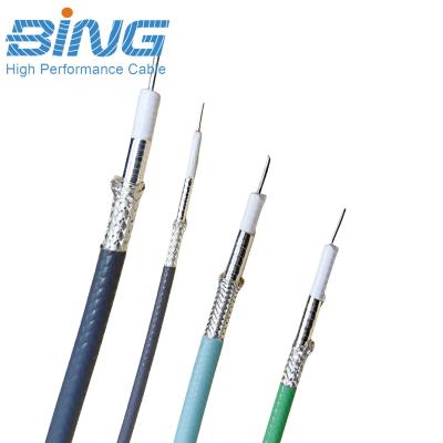 China True Flex 034 Solid-Core 32 AWG Microwave Coaxial Cable with Spiral Strip Shield for sale
