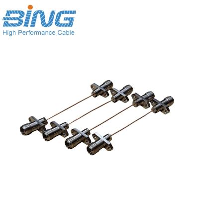 China 2.92 mm Semi-Rigid 021 Cable Assembly DC-40 GHz Low Loss for Aerospace Defense Medical Electronic Systems for sale