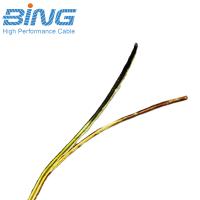 China Type T Miniature Thermocouple Wire PI Insulated Twin Parallel Wire for Miniature Temperature Sensors for sale