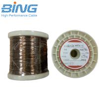 China Type T Miniature Thermocouple Wire PI Insulated Twin Parallel Wire for Miniature Temperature Sensors for sale