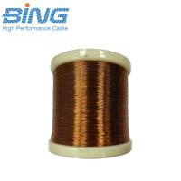 China Type T Miniature Thermocouple Wire PI Insulated Twin Parallel Wire for Miniature Temperature Sensors for sale
